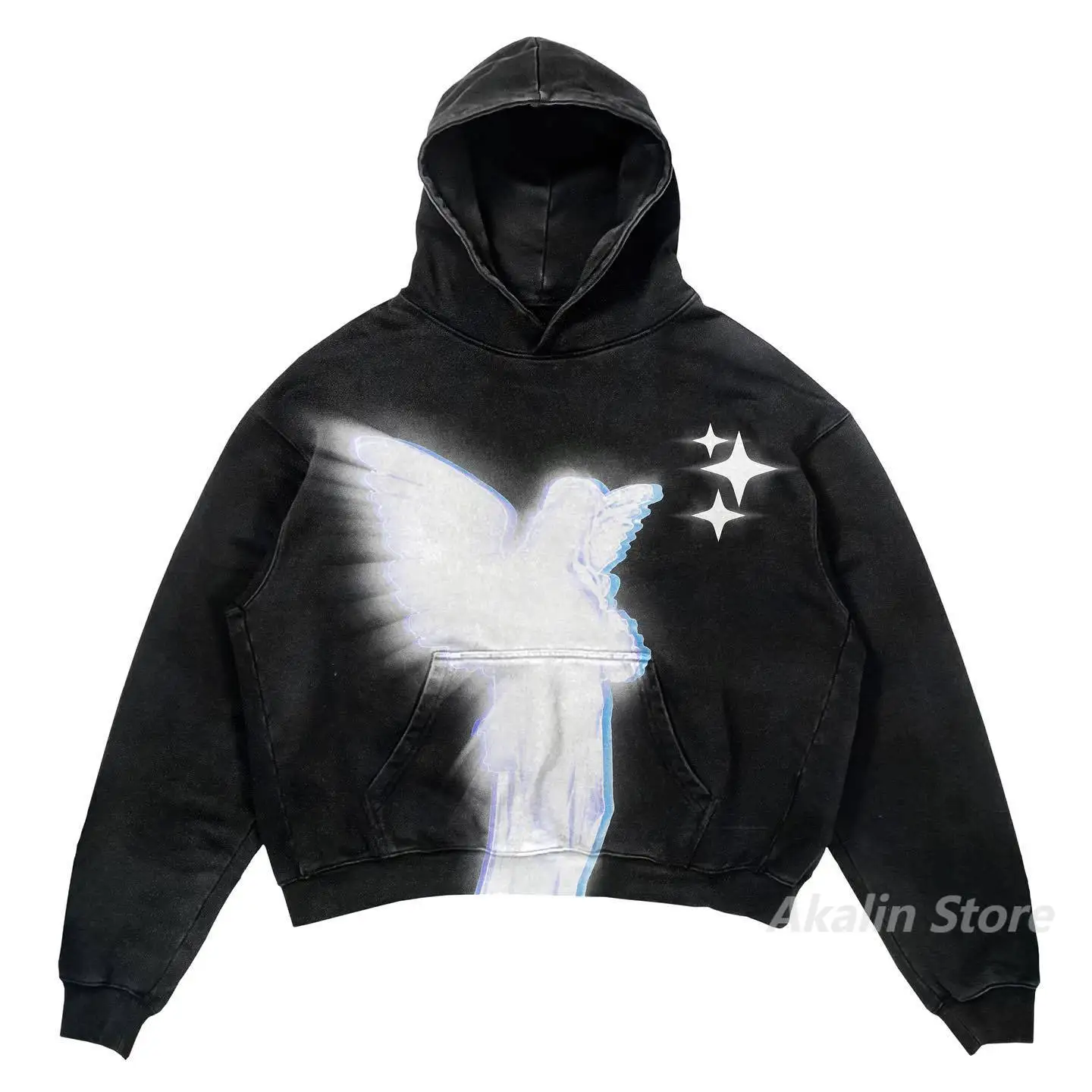 Sudadera-con-capucha-con-estampado-de-ngel-para-hombre-y-mujer-ropa-de ...