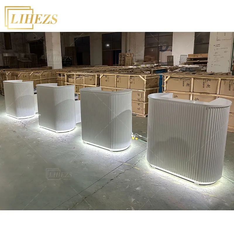 Customized.Modern Retail Reception Desk Luxury Hair Salon Front Counter ...