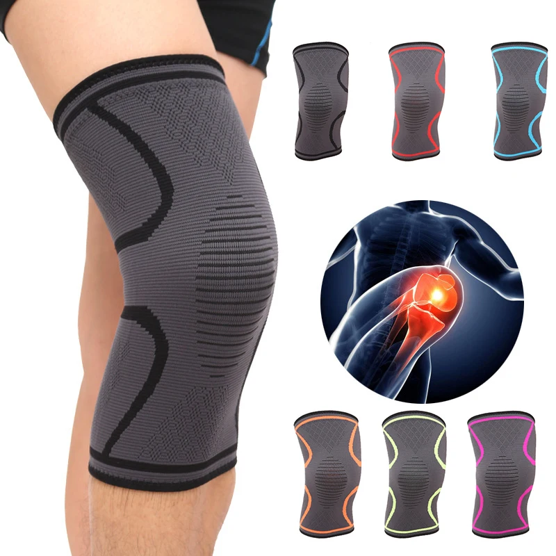 Non-slip-Knee-Support-Elastic-Knee-Pads-Breathable-Nylon-Sports ...