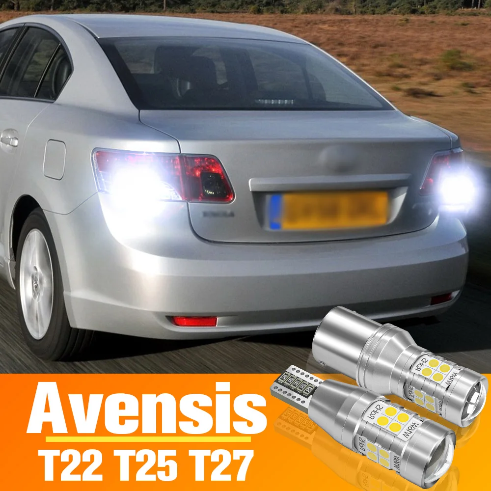 2pcs-LED-Reverse-Light-Backup-Bulb-Accessories-For-Toyota-Avensis-T22 ...