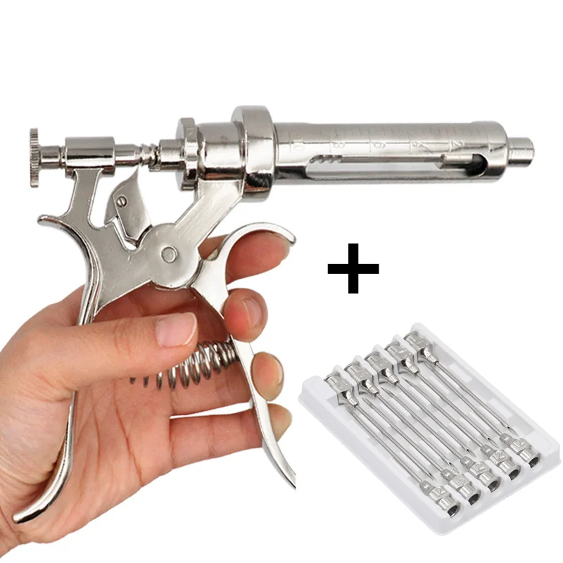 10/20/30/50Ml Automatic Continuous Syringe Adjustable Vaccine Injection ...