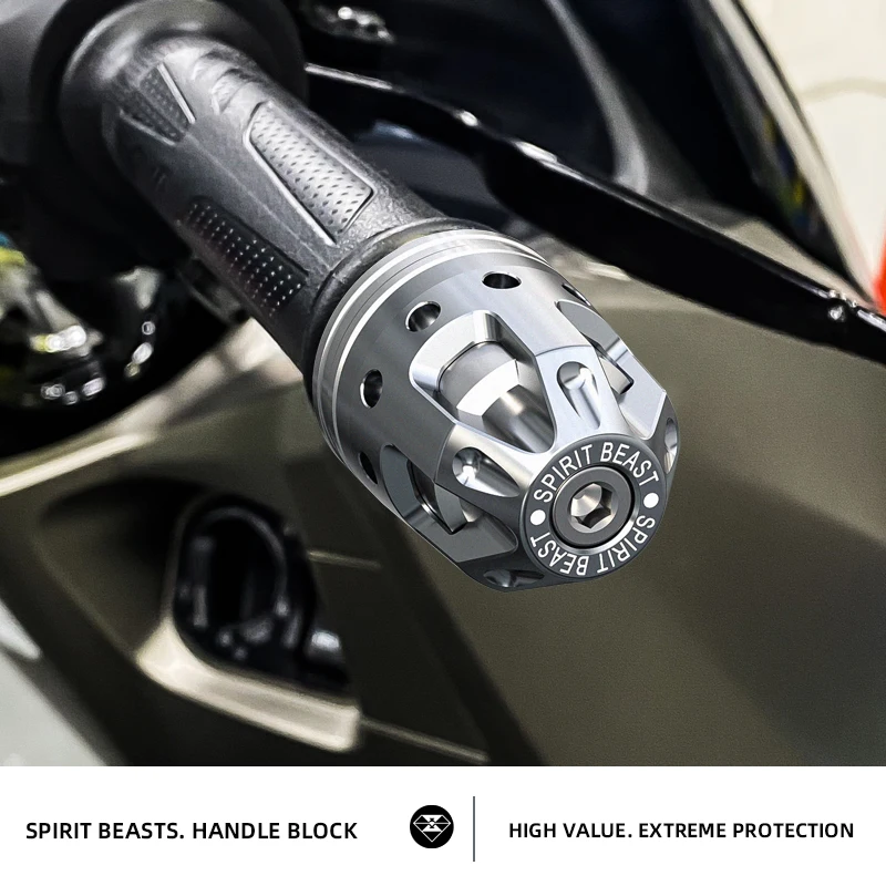Spirit beast motorcycle handle plug grip balance end anti-vibration ...