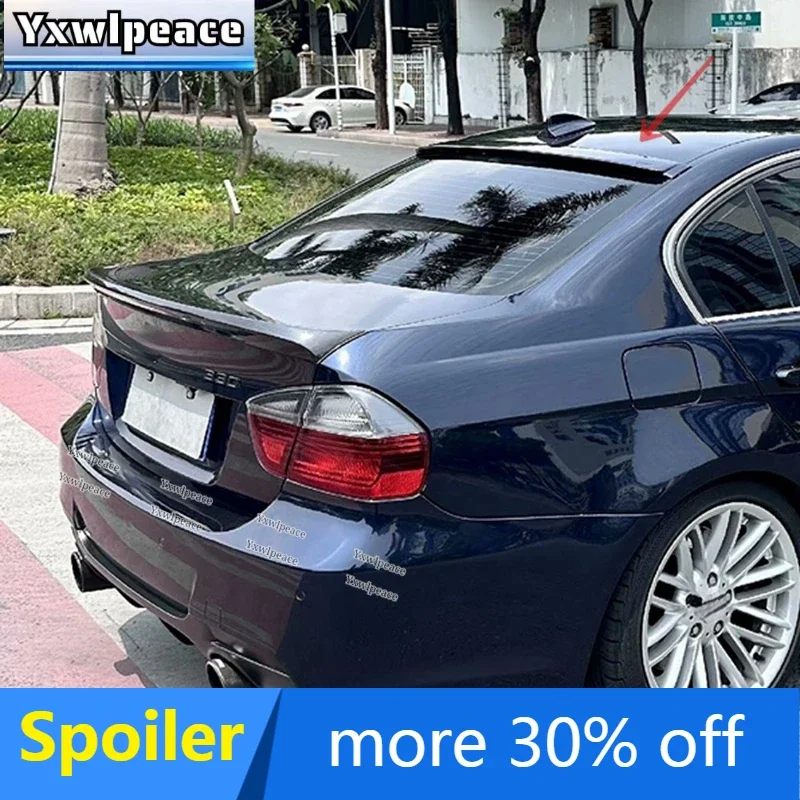 ABS-Glossy-Black-Carbon-Color-Rear-Window-Roof-Spoiler-Body-Kit ...