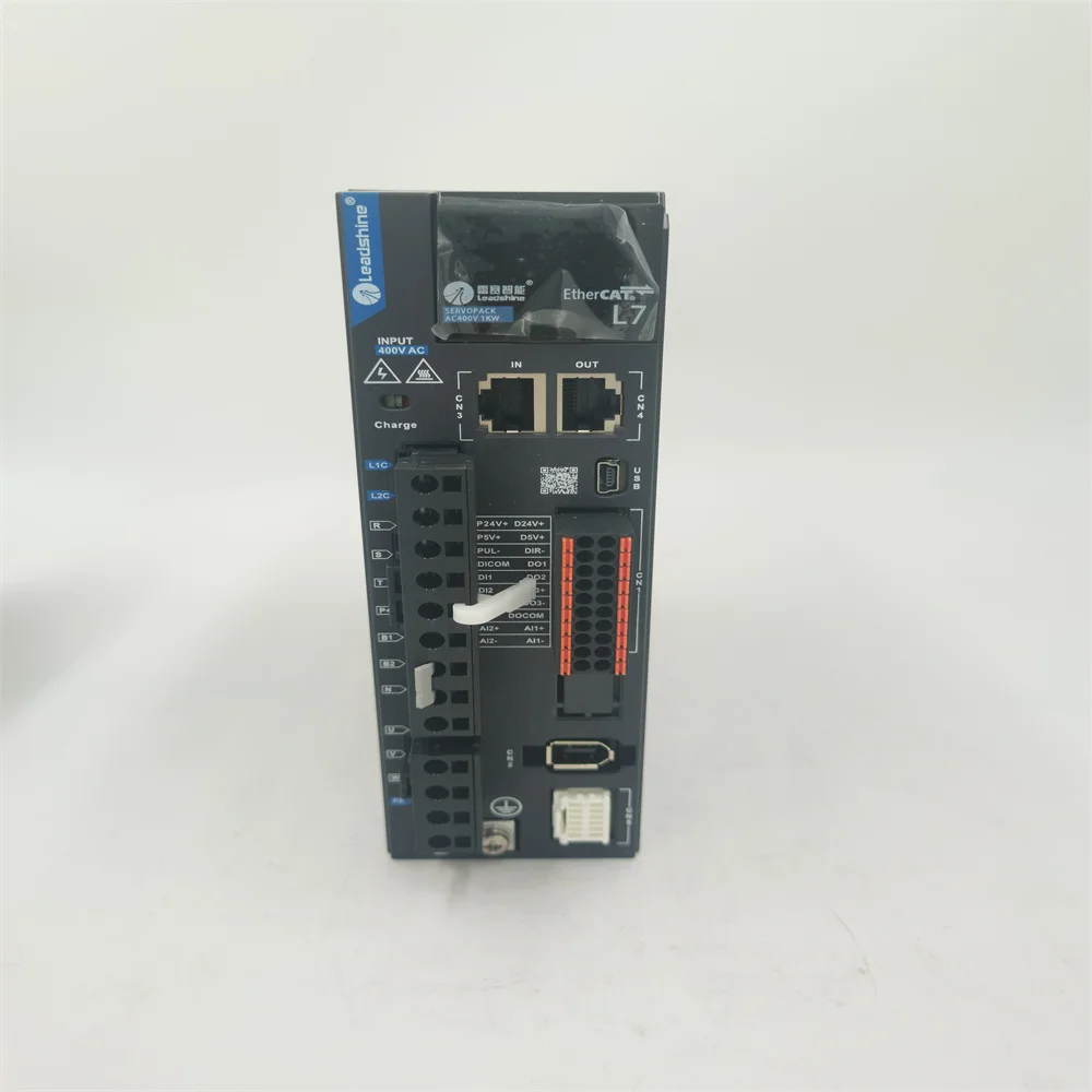 Whole 2 pcs Leadshine servo driver L7EC-400S and one 400W sevo motor ACM6004M2H-63-D-SS ...