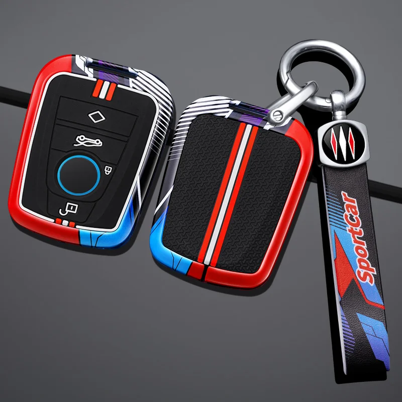Buttons Zinc Alloy+Silicone Car Remote Key Case Cover Protective Shell ...