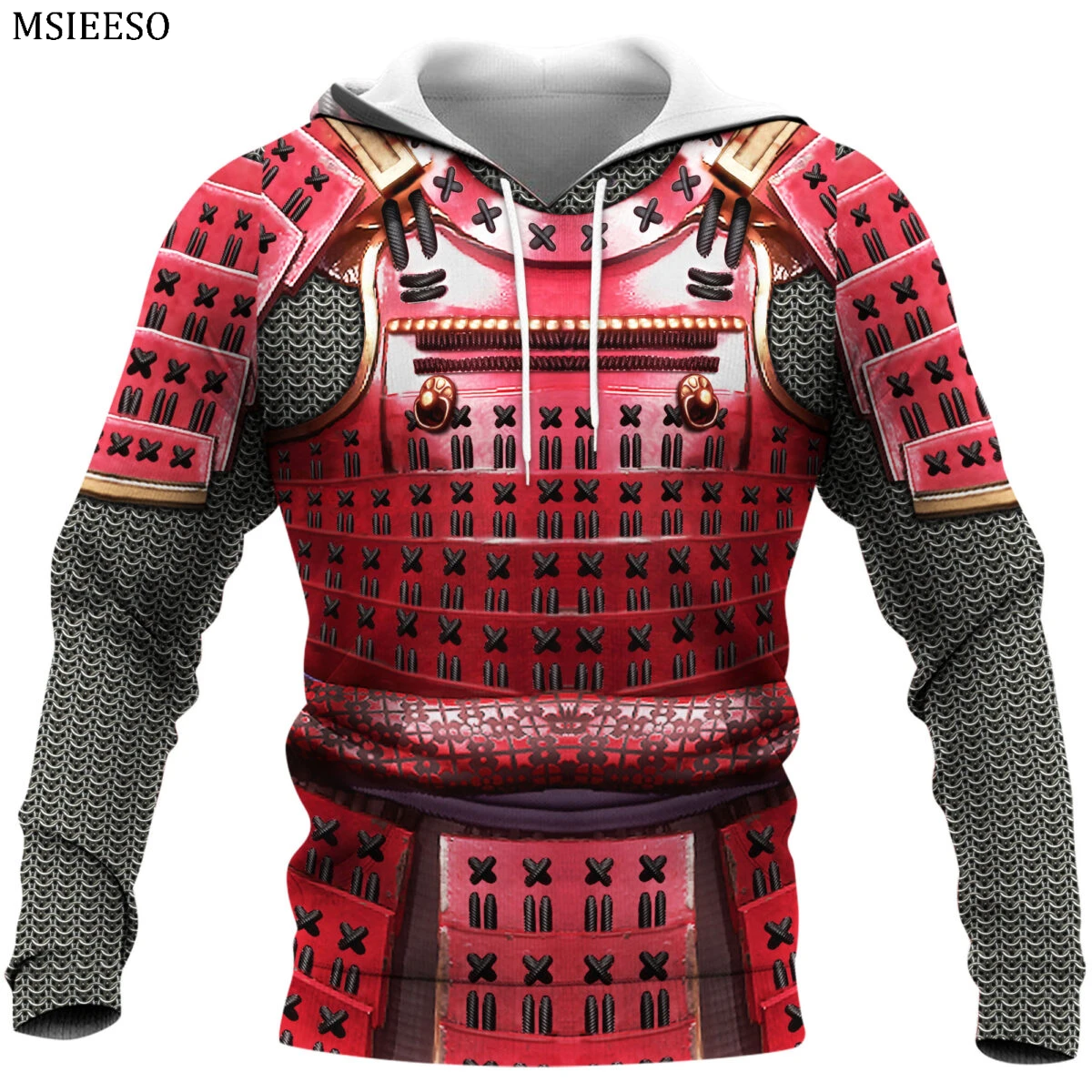 MSIEESO-Men-Hoodie-Japanese-Samurai-Armor-Tattoo-3D-All-Over-Printed ...