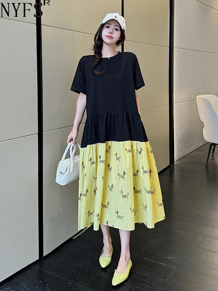 NYFS-2024-Summer-New-Korea-Woman-Dress-Vestidos-Robe-Elbise-Loose-Plus ...