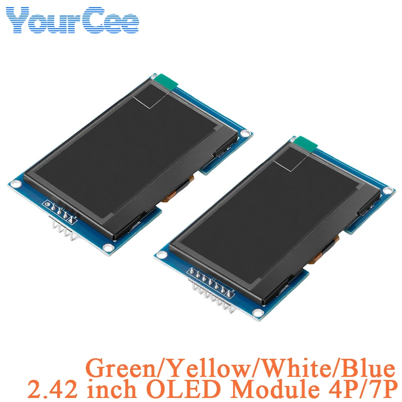 2.42" 2.42 inch OLED LCD Screen Display Module SSD1309 128*64 128x64 ...