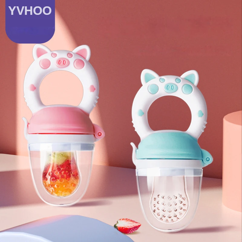 Baby Feeding Pacifier Fruit Infant Newborn Vegetable Food Pacifiers ...