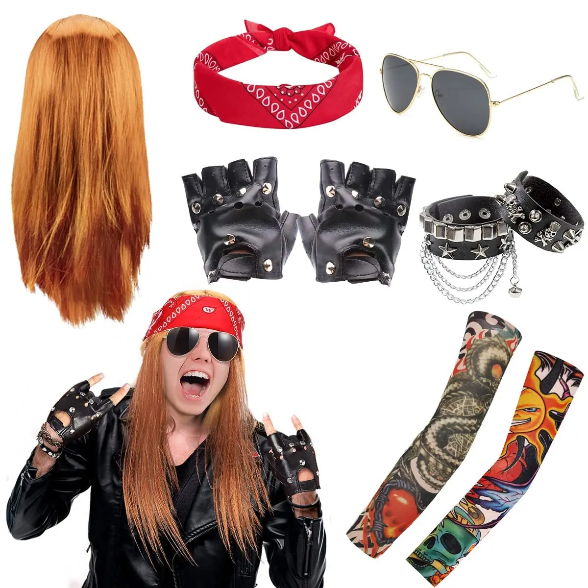Rock Star Themed Birthday Decorations for Children Boy Girl Men Women ...