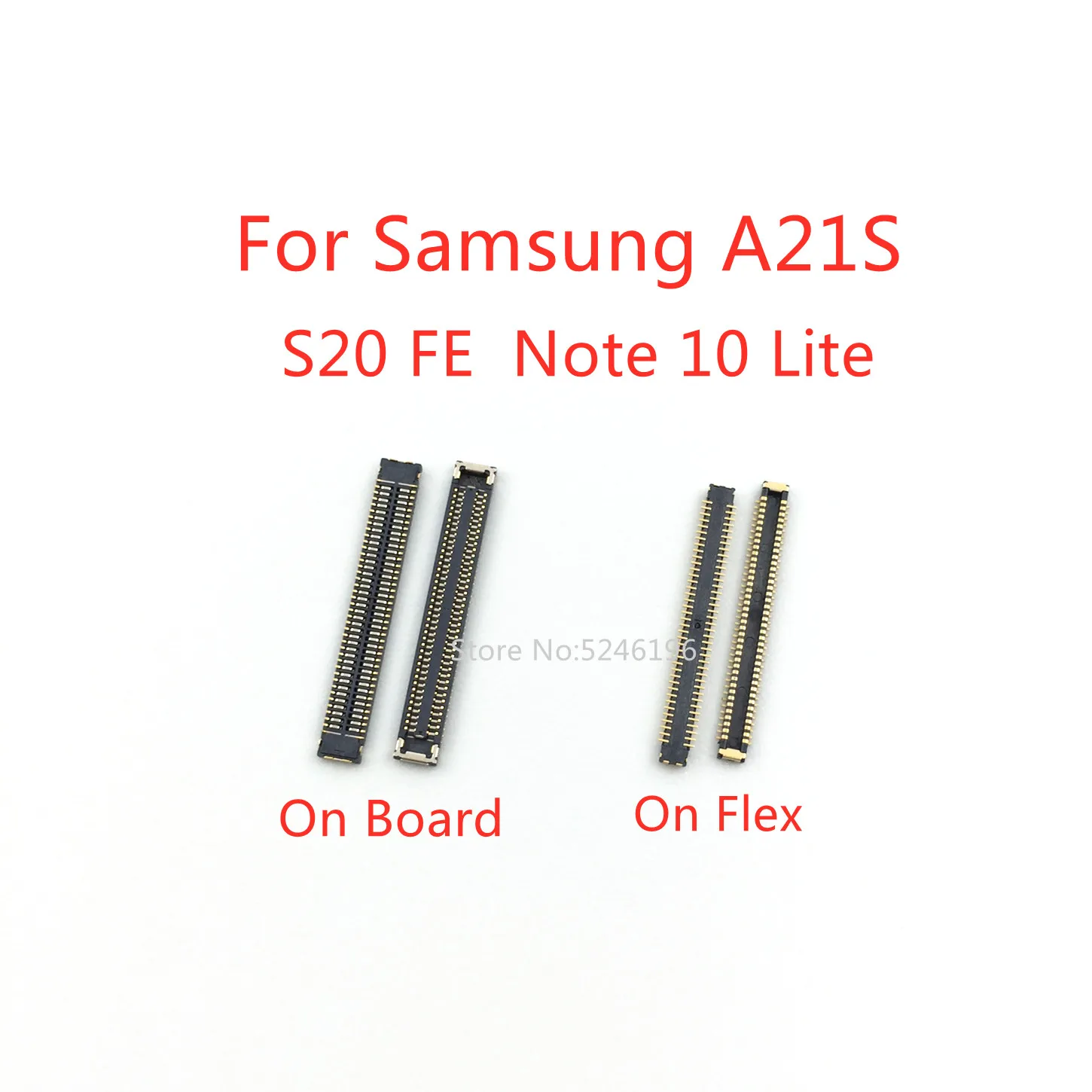 5 10Pcs LCD Display Screen Flex FPC Connector 78Pin For Samsung Galaxy Note 10 Lite N770F S20FE ...