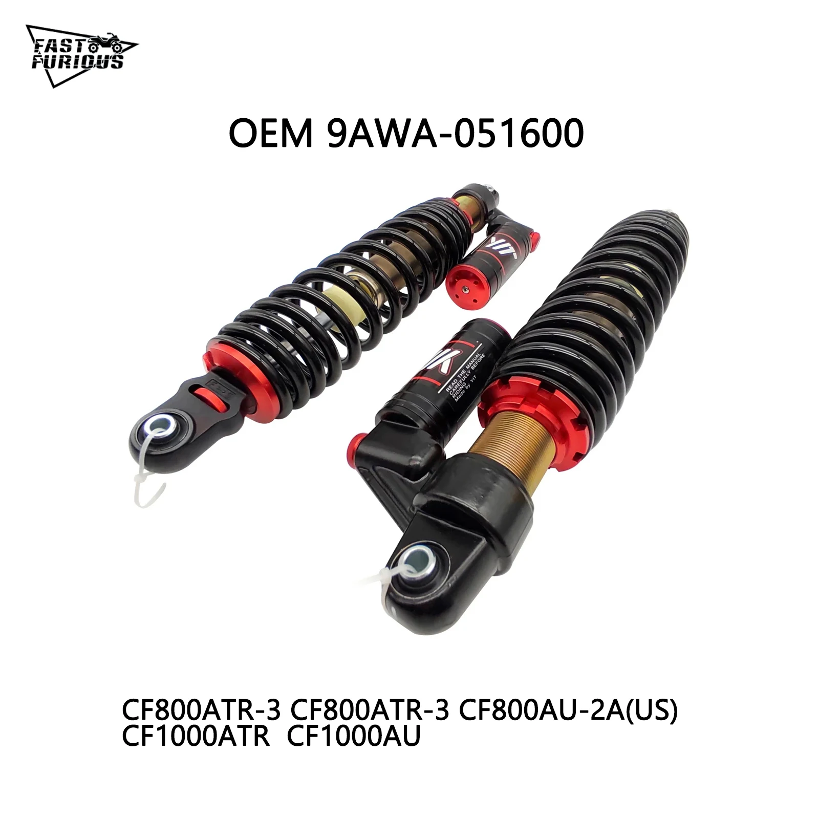 50CM Length 2pcs front shock absorber suit for CFX10/CF850ATV/ CFORCE ...