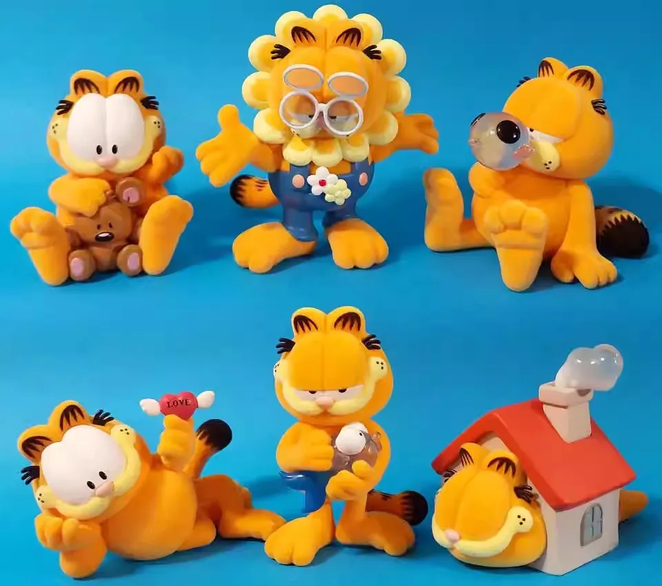 Trendy Play Blind Box New Genuine Garfield Perfect Holiday Series ...