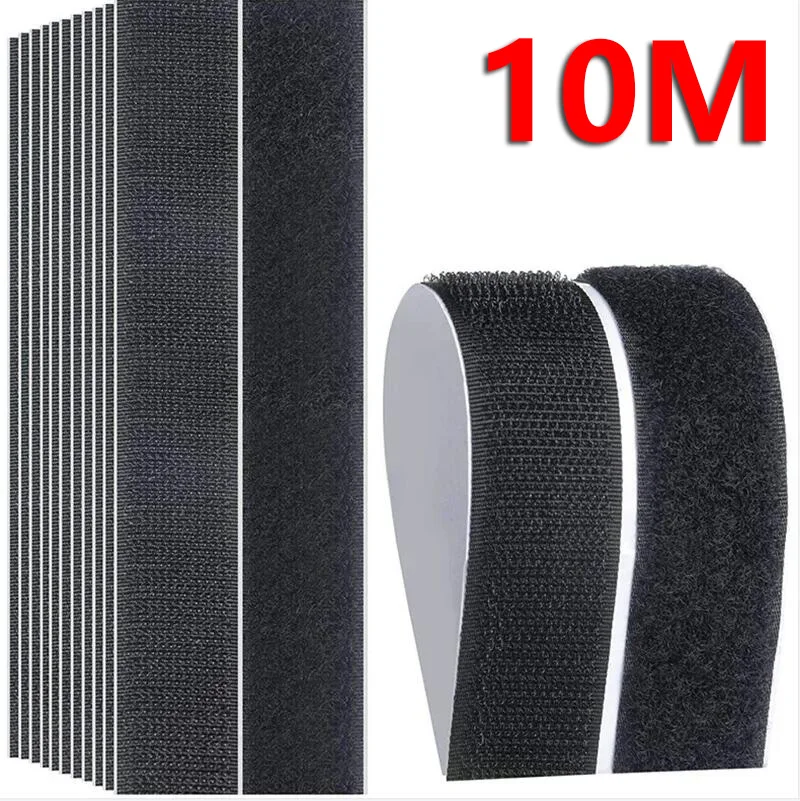 20-25-30-50mm-10M-Magic-Sticker-Tape-Self-Adhesive-Extra-Strong-Double ...