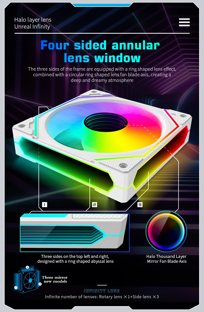 LOVING-COOL-PC-Case-Cooling-Fan-PWM-5V-3pin-Argb-Aura-Synch ...