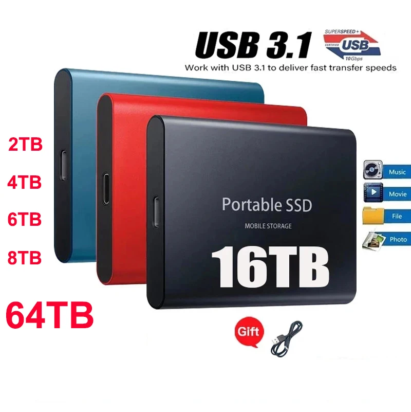 External-SSD-2TB-Hard-Drive-Type-C-USB-3-1-4TB-6TB-16TB-30TB-64TB ...