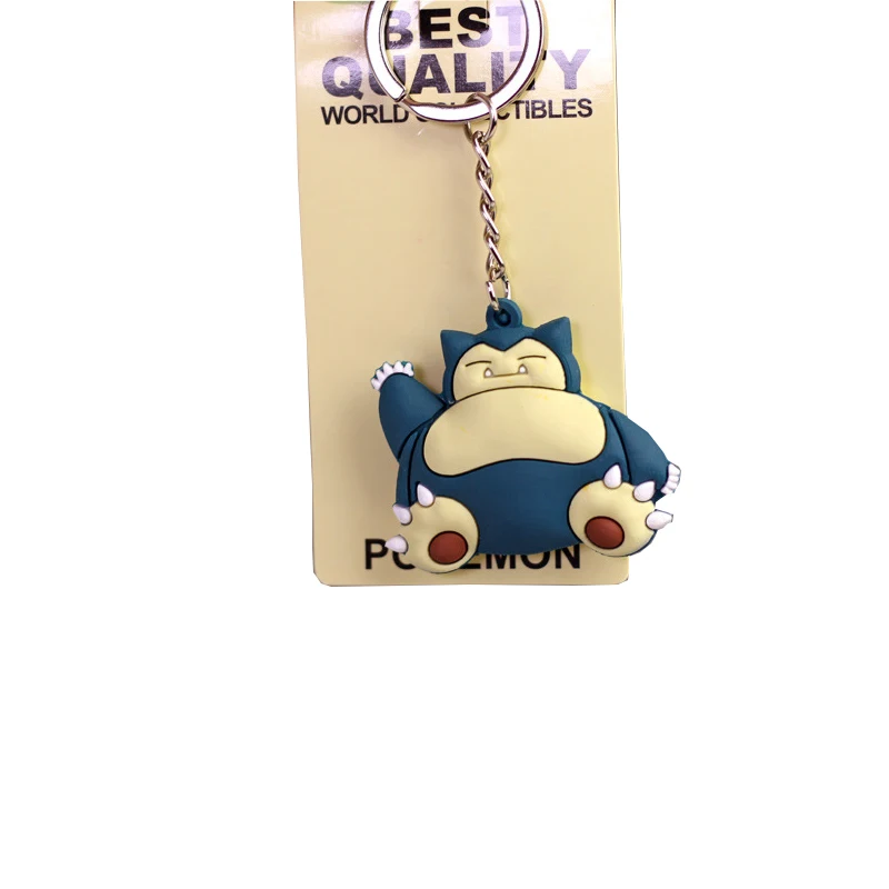 Cartoon Pokemon Snorlax Kawaii Key Chain - KawaiiMerch.com