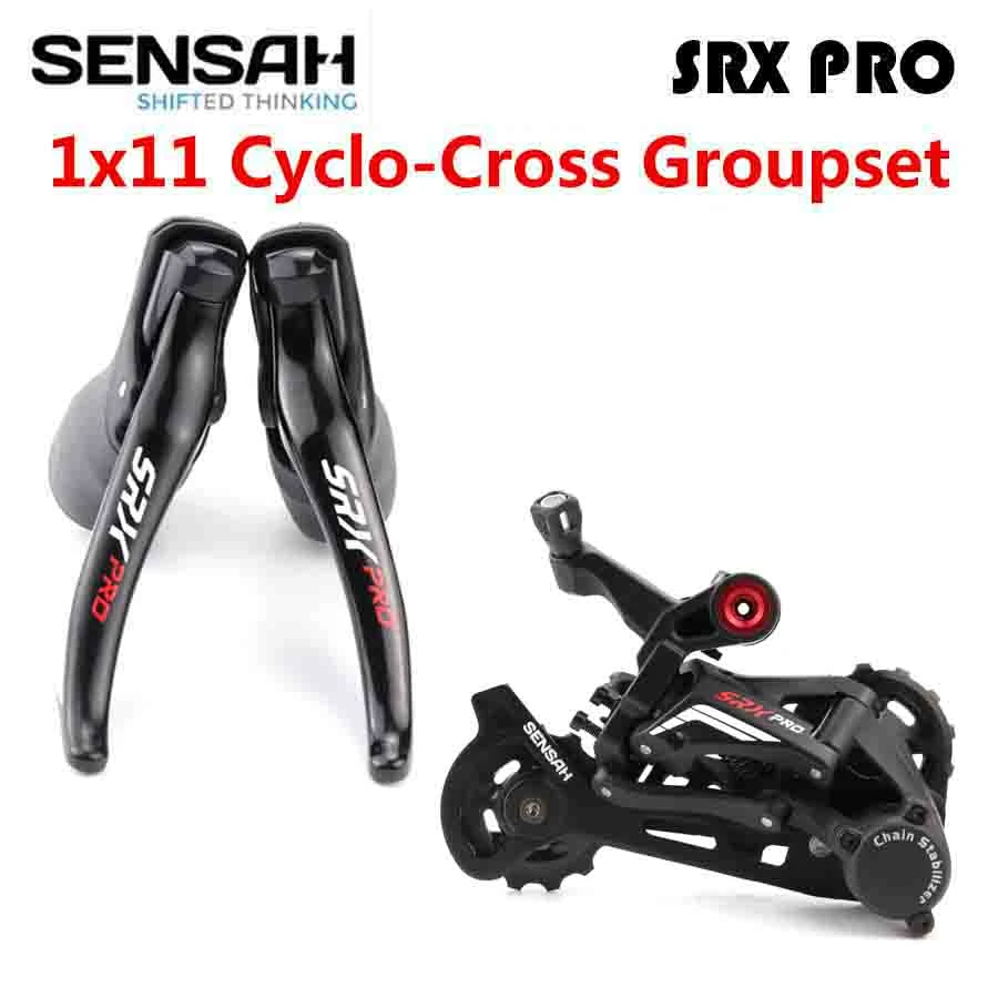 Sensah Srx Pro 1x11 Speed 11s Road Bike Groupset Sti R/l Shifter + Rear ...