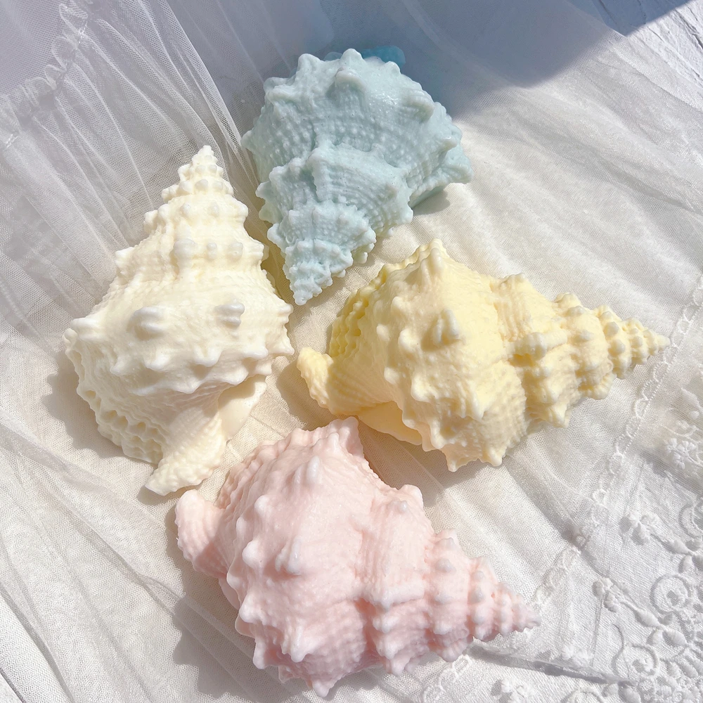 Murex-Seashell-Soy-Wax-Mold-Beach-Decor-Sea-Shell-Candle-Molds-Mouthed ...