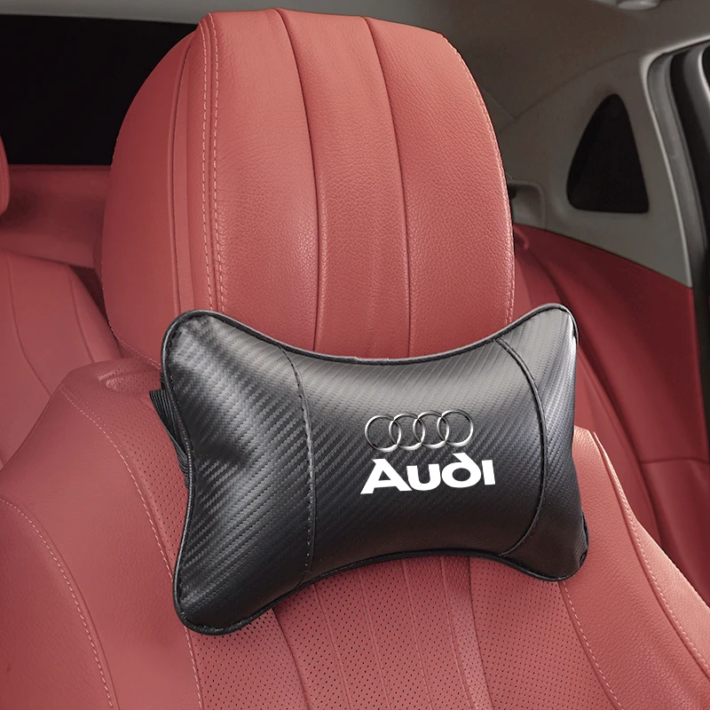 Memory-Cotton-Car-Neck-Pillow-Auto-Seat-Headrest-For-Audi-Quattro-A3-A4 ...