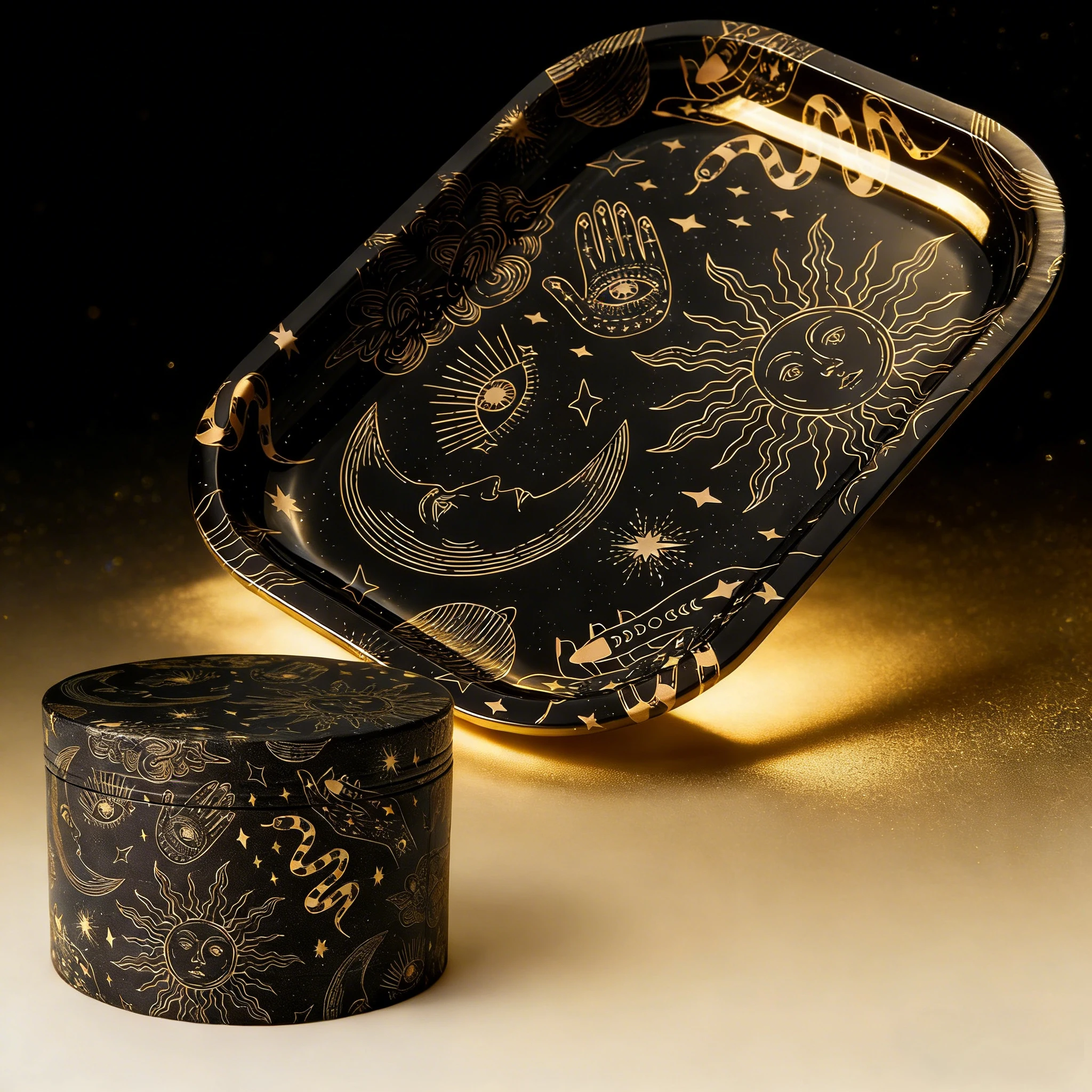 Molinillo de hierbas de metal Moon and Sun de 1/2 piezas - AliExpress 15