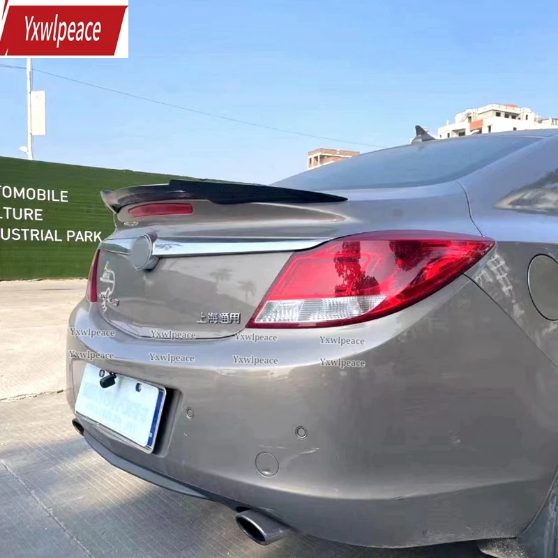Real-Carbon-Fiber-Rear-Trunk-Lip-Spoiler-For-Buick-Regal-Opel-Insignia ...