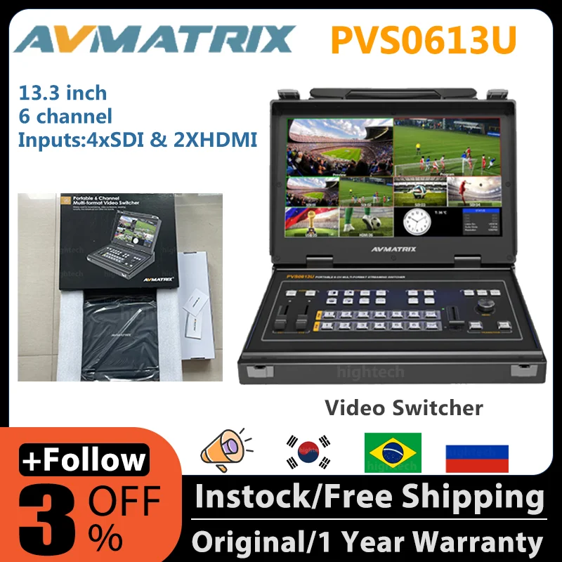 AVMATRIX-PVS0613U-13-3-Inch-IPS-FHD-Screen-Portable-6-Channel-4-SDI-and ...