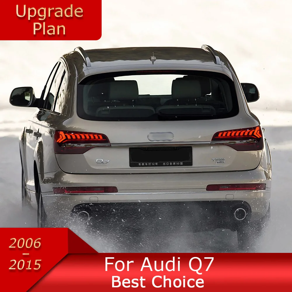 아우디 Q7 2006 2015 용 자동차 조명 LED 자동 미등 어셈블리 업그레이드, 최신 디자인 동적 신호 램프 도구 액세서리, 2022| | - AliExpress