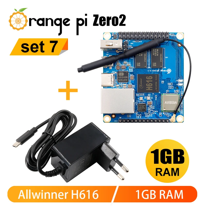 Orange Pi Zero 2 With Type-c Power Supply 1gb Ram Allwinner H616 Bt5.0 ...