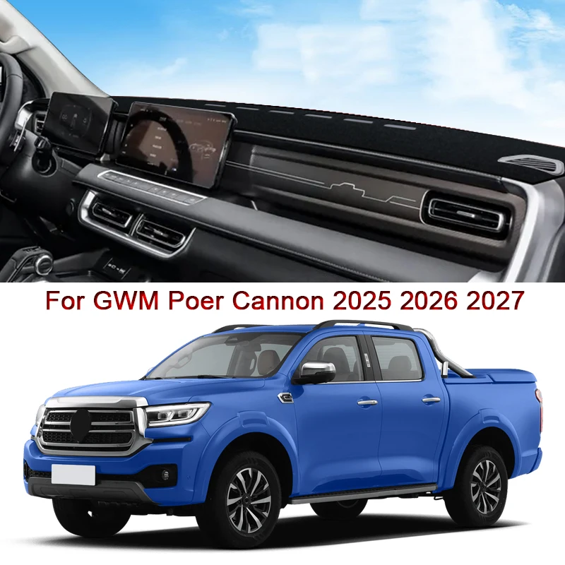 Car Styling For GWM Poer Cannon 2025 2026 2027 Car Dashboard Mat ...
