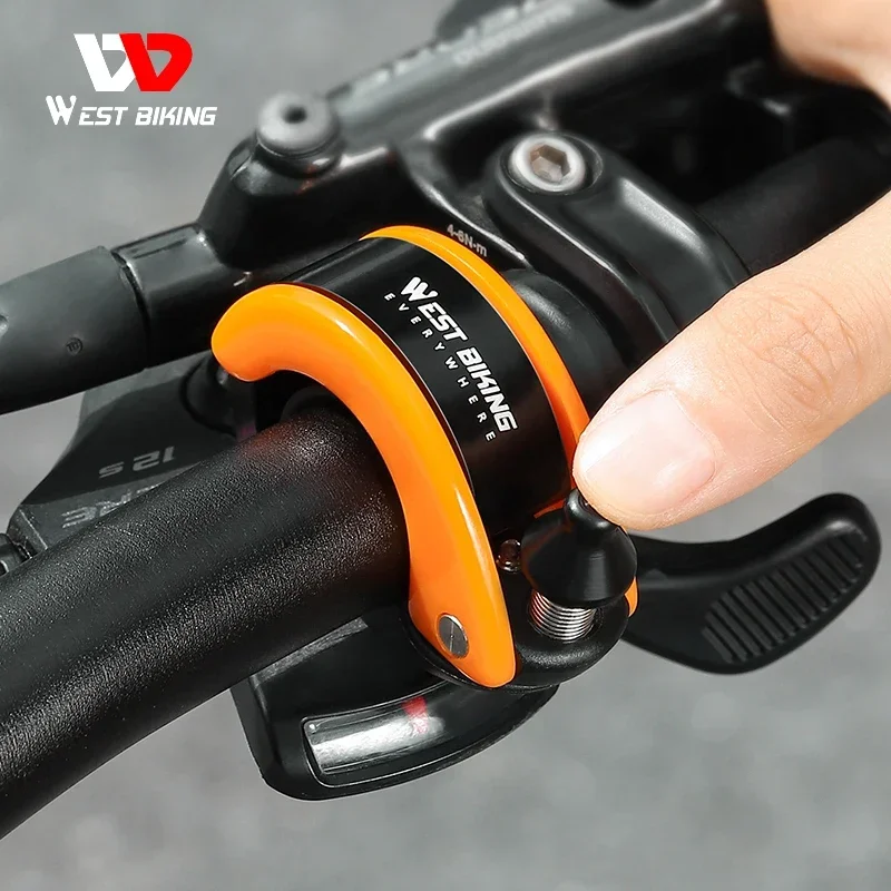 WEST-BIKING-Invisible-Bicycle-Bell-Aluminum-Alloy-Mini-Conch-Bell-Crisp ...
