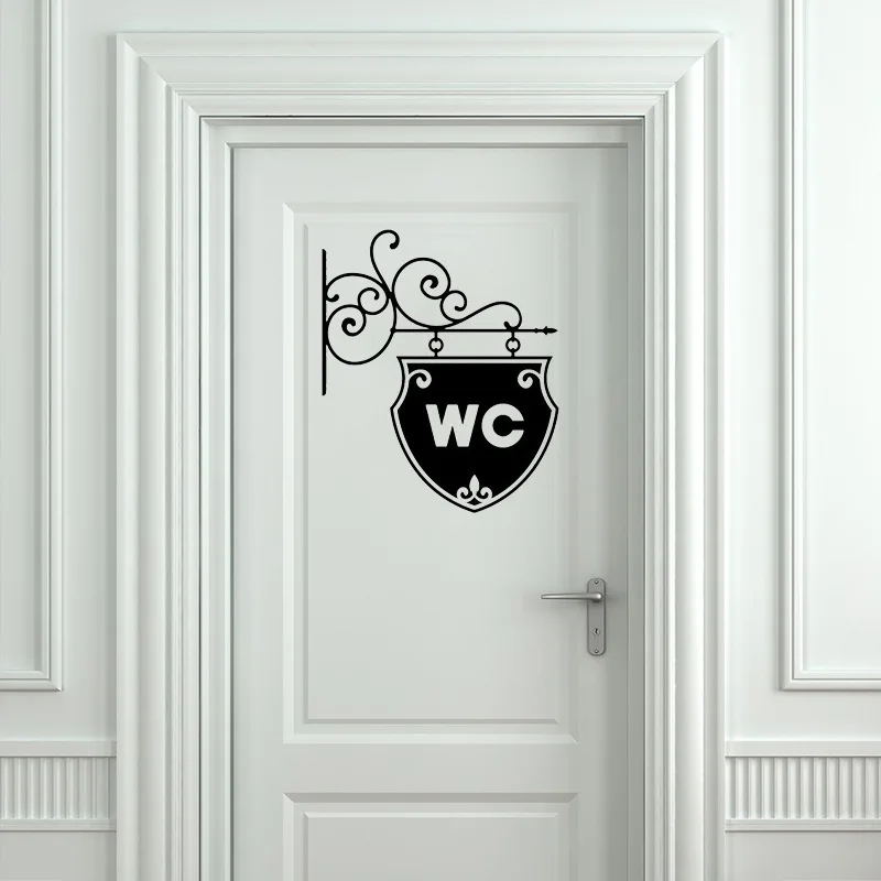 Funny-Toilet-Sticker-WC-Sticker-Bathroom-Door-Removable-Sticker ...