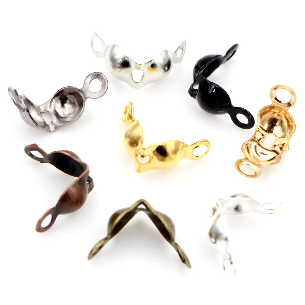 200pcs-Connector-Clasp-Fitting-4-7mm-Ball-Chain-Calotte-End-Crimps ...