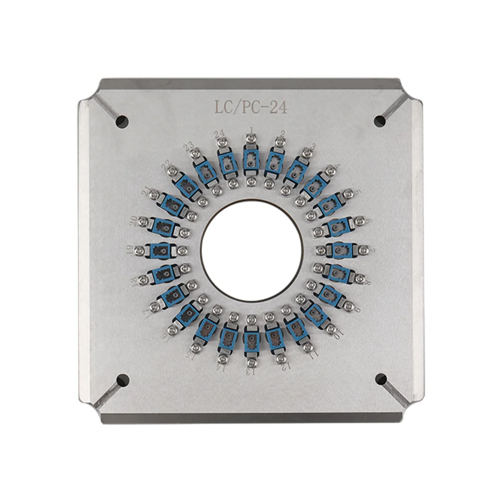 SC-UPC-24-Port-Fiber-Optic-Connector-Fiber-Polishing-Fixture-jig-zig ...