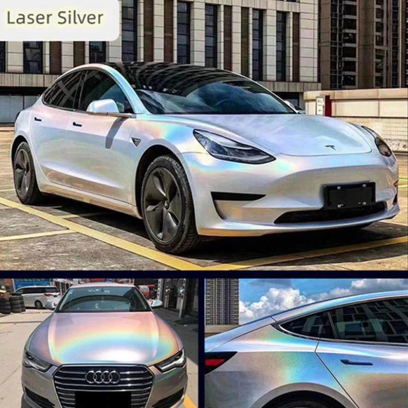 Novelty chameleon Car body Vinyl Wrap FIlm Neon Car Stickers PVC PPF ...