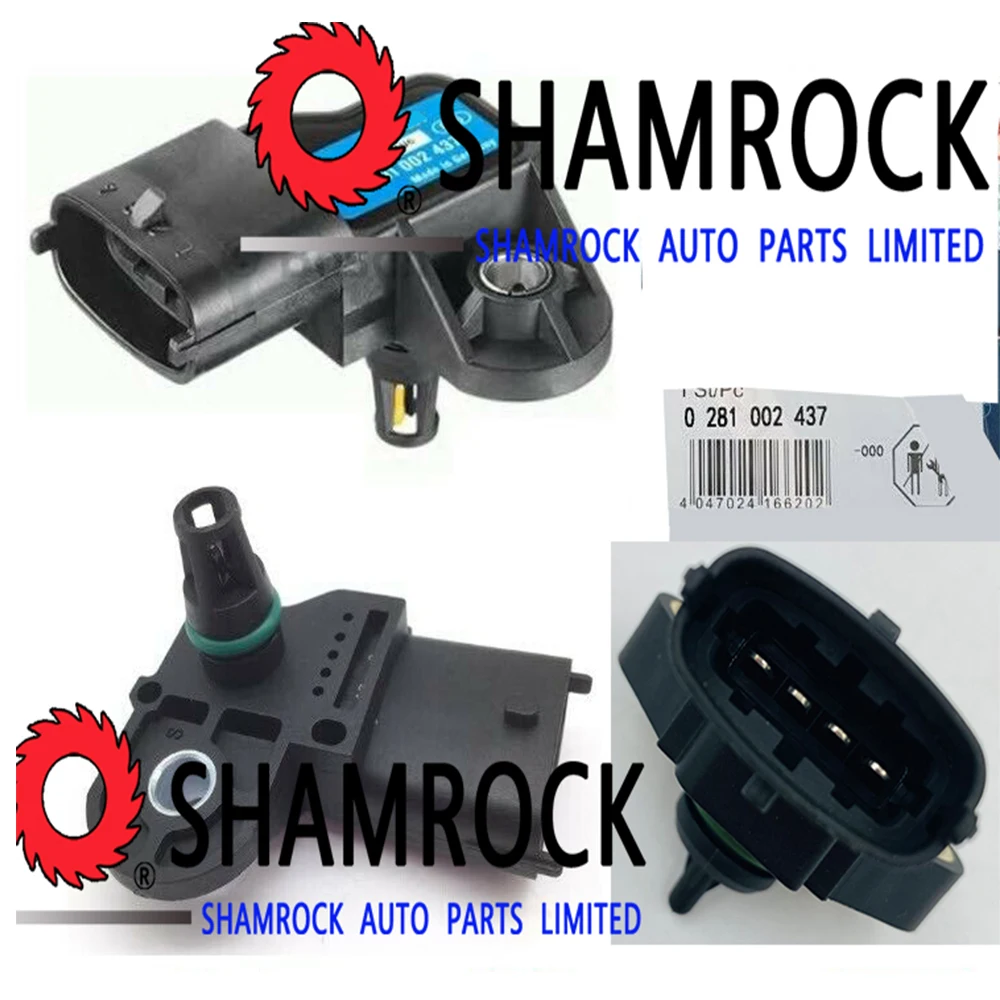 0281002437 0281002845 0281006028 MAP Sensor 93171176 55206797 5219298 ...