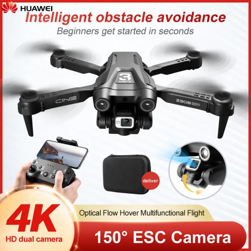 Huawei Z908 Pro Dron 2.4g Wifi Mini Drone 4k Professional Camera ...