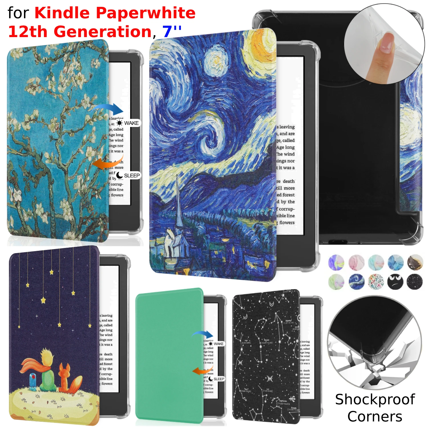 For Kindle Paperwhite 2024 Case 12th Generation 7 inch Signature ...