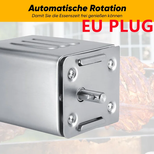 BBQ Grill Roaster Electric Motor Goat Pig Chicken BBQ Spit Rotisserie ...