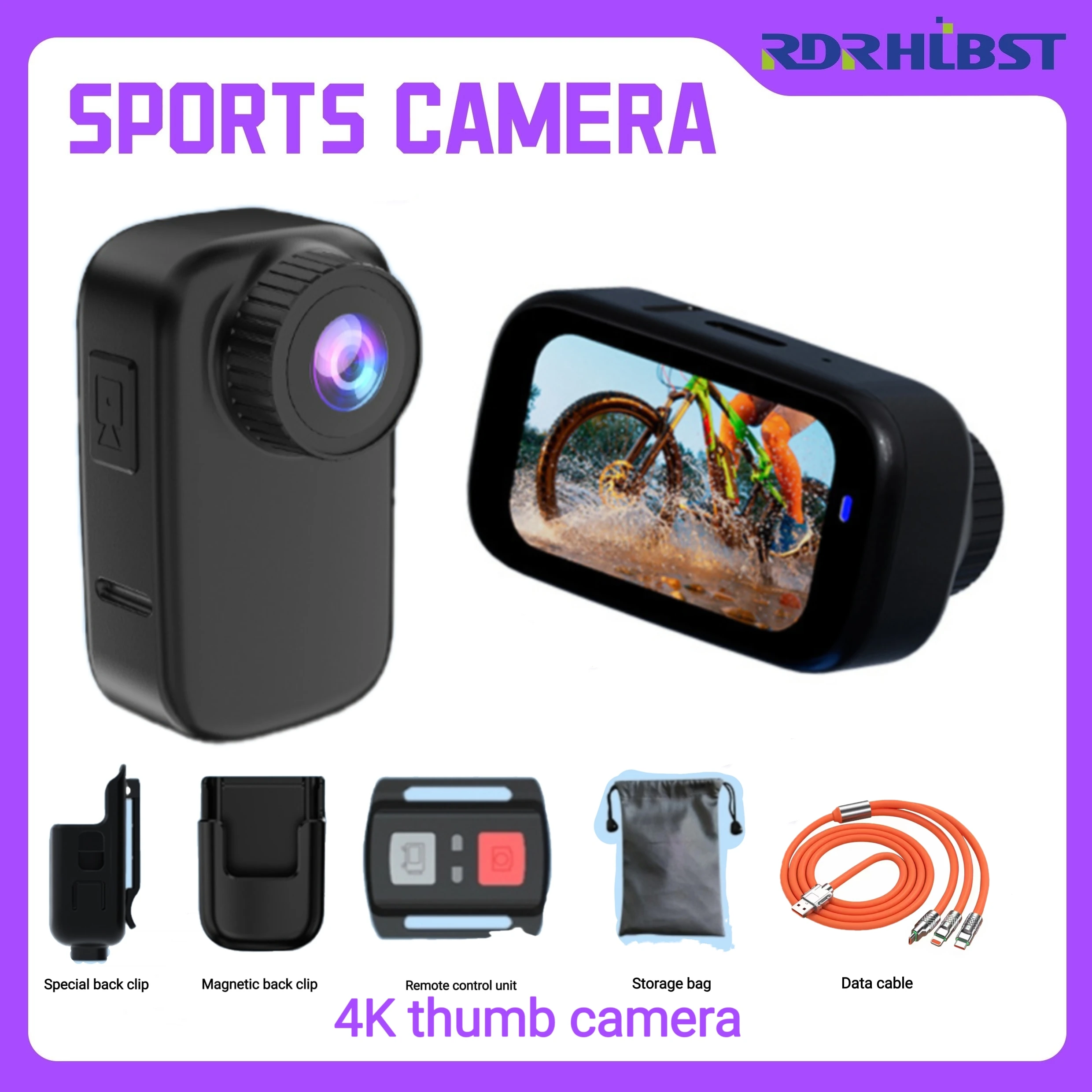 Action-Thumb-Camera-4k-30fps-Anti-shake-360-Battery-Wifi-Wireless ...
