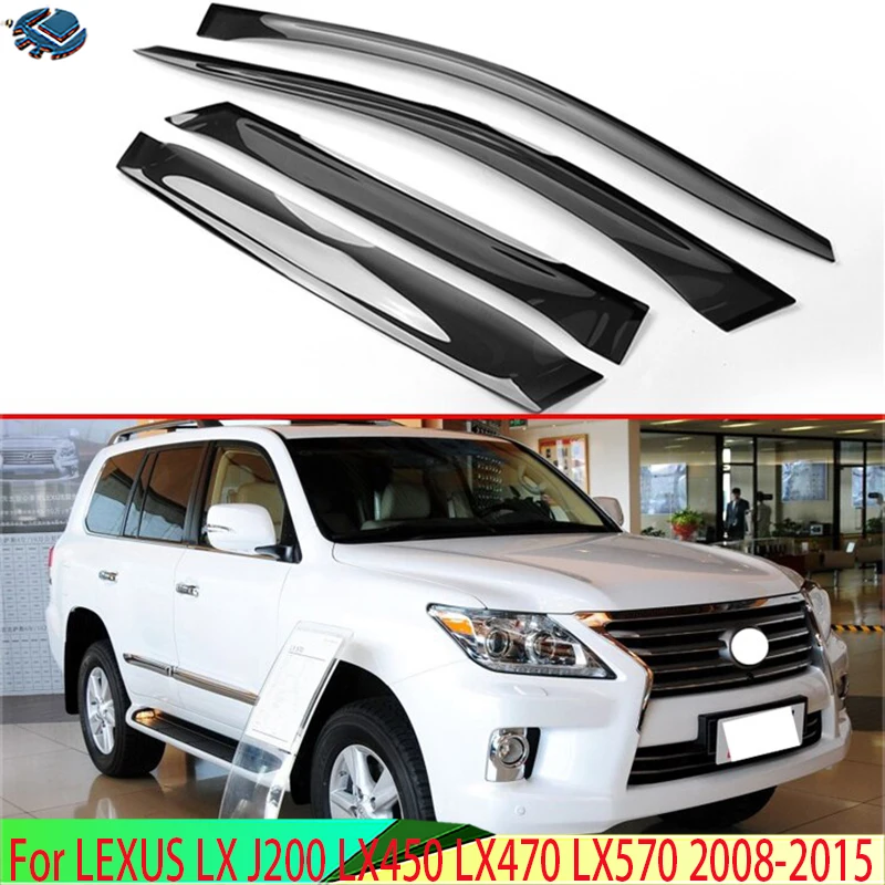 For LEXUS LX J200 LX450 LX470 LX570 2008-2015 Plastic Exterior Visor ...