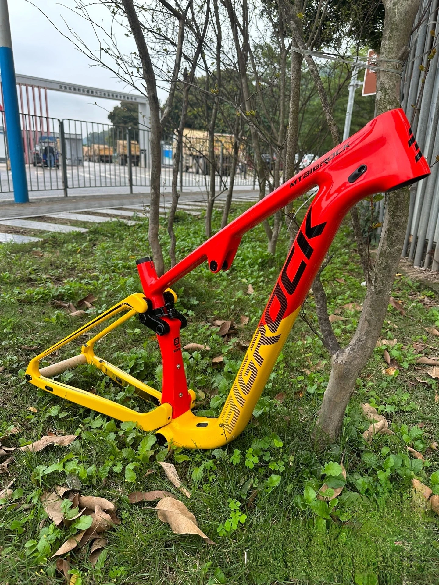 Bigrock Carbon Soft Tail Frame 29er MTB рама | AliExpress