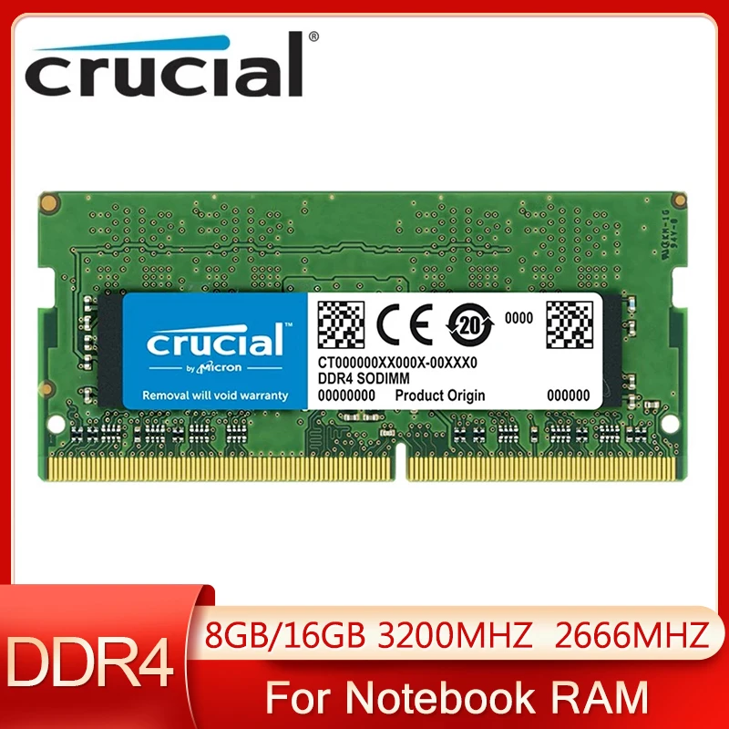 Crucial Memoria Ram Ddr4 Notebook Memory So-dimm 8gb 16g 3200mhz ...