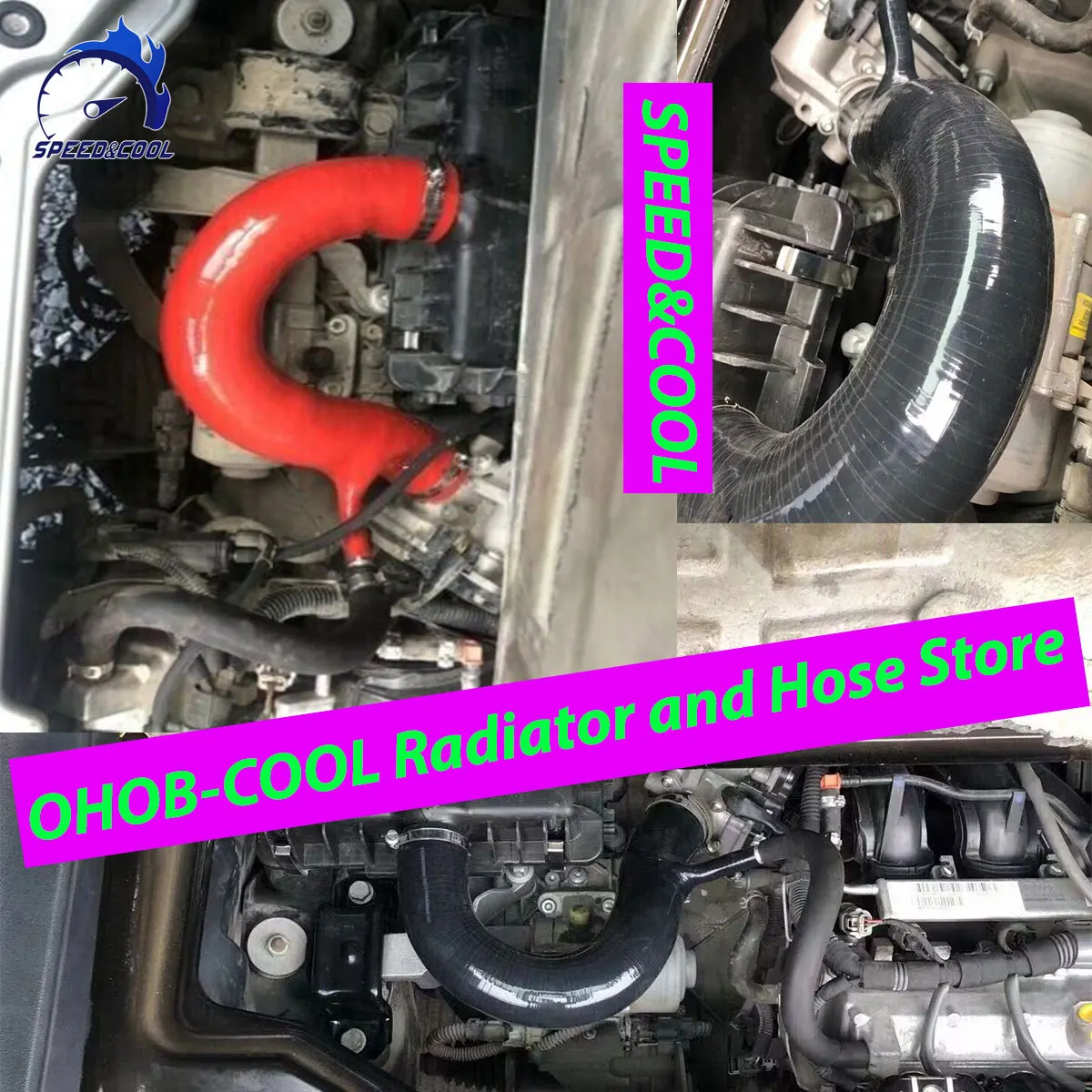 For 2008-2014 Smart Fortwo 451 61HP 71HP 1.0L Silicone Air Intake ...