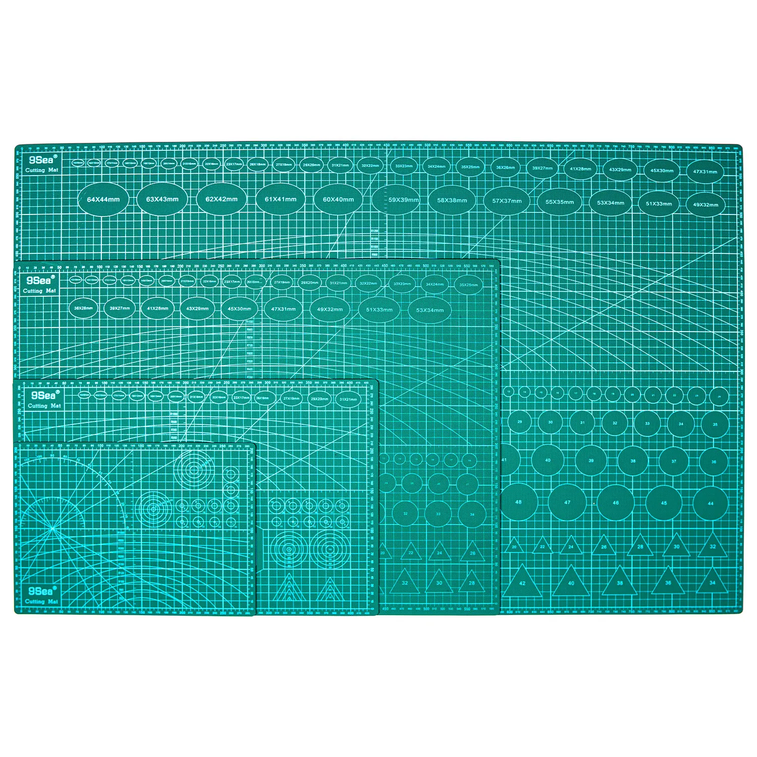 Cutting-Mat-A1-A2-A3-A4-Double-Printed-Green-Paper-Cutting-Project-Work ...