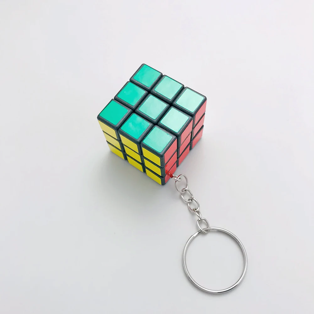 Creative-Mini-Geometirc-3CM-Magic-Cube-Keychain-For-Women-Men-Funny ...