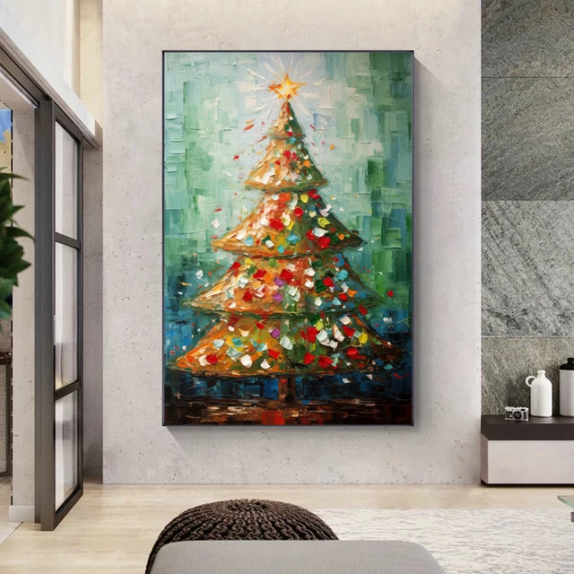 Christmas Tree Abstract Art