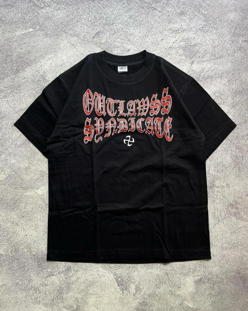 Gothic-Punk-Dark-Style-Top-American-Retro-Totem-Print-Oversized-T-Shirt ...