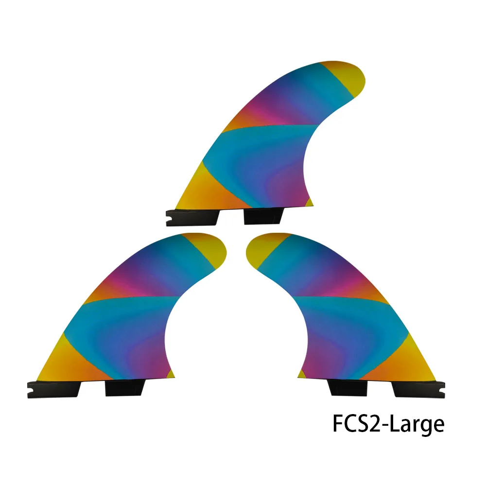 Surf-Fins-Tri-Fin-Surfboard-Fins-UPSURF-FCS-2-L-G7-Fiberglass-Thruster ...