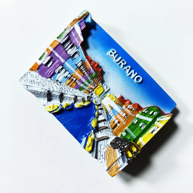 Italy Venice Burano Fridge Magnets: A Souvenir That Brings the Beauty ...